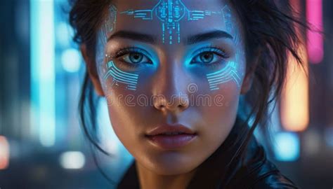 Synthetic Face Stock Illustration Illustration Of Expression 371182575