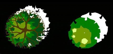 CAD Blocks Of Tree Top Views In DWG 305 03 KB CAD Library