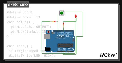 rangkaian pull up a wokwi esp32 stm32 arduino simulator
