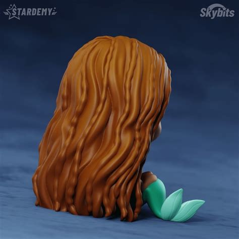Ariel Chibi Little Mermaid Live Movie 2 Models No Supports 3d Model 3d