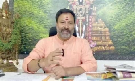 Tirupati Bjp Leader Bhanu Demands Apology From Perni Nani