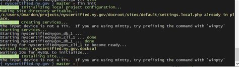 initialization fails on database input device error · issue 457