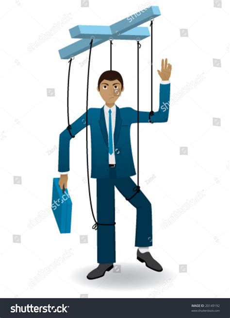 Puppet On String Stock Vector 20149192 Shutterstock
