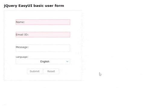 How To Load And Validate Form Data Using Jquery Easyui Geeksforgeeks