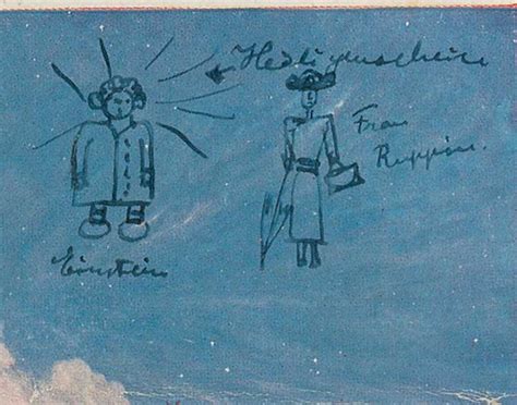 Albert Einstein Postcard With Self Portrait Rr Auction