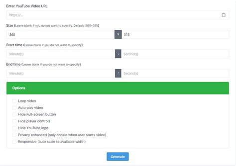 Youtube Embed Code Generator Seo Converter