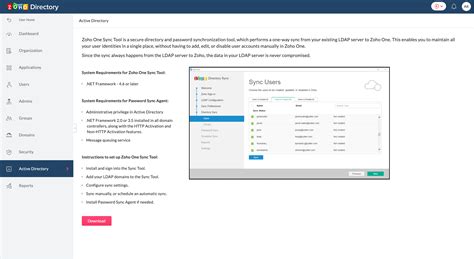 Understand Ldap And Zoho One Sync Tool Zoho Creator Help