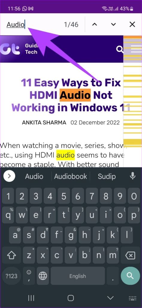 6 Easy Ways To Use Control F Command On Android Phones Guiding Tech