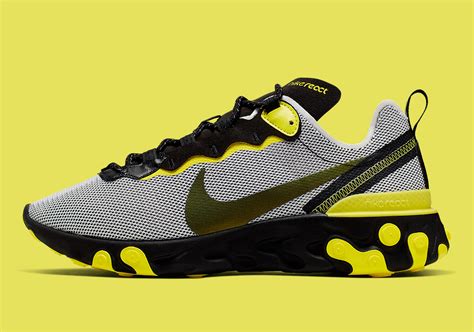 Nike React Element 55 Dynamic Yellow Ck1686 001 Release Info