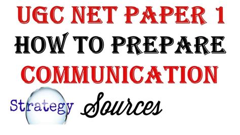 UGC NET 2018 HOW TO PREPARE COMMUNICATION YouTube