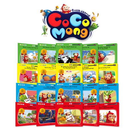 New 냉장고 나라 코코몽 영어판 전20권 해설서1권 이랜드몰