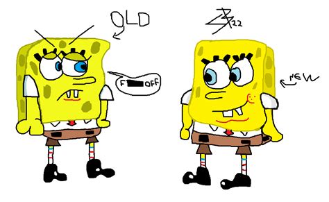 Old Sponge Meets New Sponge By Superbaster2015 On Deviantart