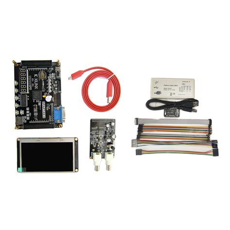FPGA Development Board Xilinx Spartan 6 XC6SLX16 XC6SLX19 Card AD DA 4 3 Inch LCD TFT USB