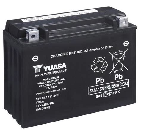 Yuasa Ytx Hl Bs High Performance Mf Motorcycle Battery