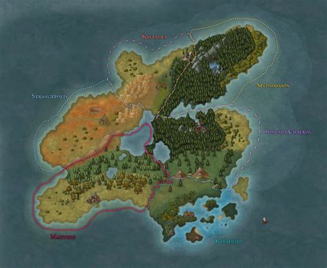 The Manthos Continent Inkarnate Create Fantasy Maps Online
