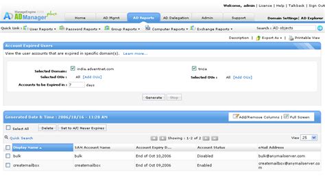 Active Directory User Reports Comprehensive Reporting On Active Directory UsersWindows User