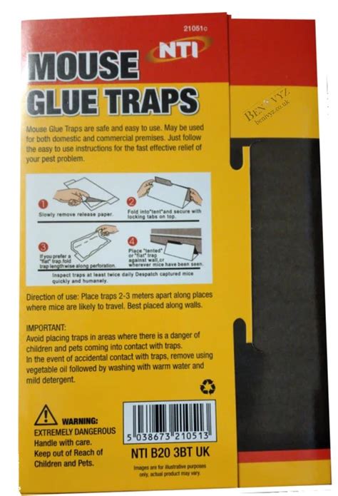 Nti Mouse Glue Traps Mcparlands Independent Superstore