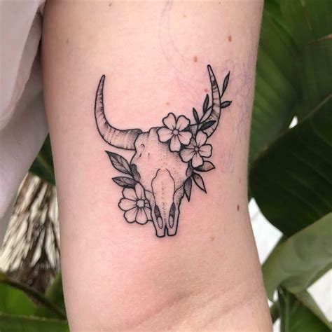 Aggregate More Than 75 Bull Skull Tattoo Ideas Incdgdbentre