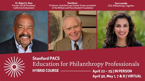 Stanford University Center On Philanthropy And Civil Society Earn