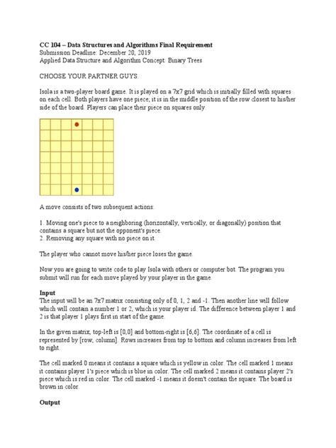 Cc 104 Data Structures And Algorithms Final Requirement Pdf Zip File Format Matrix