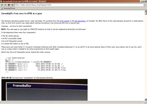 Browser Crash When Visiting Serenity Year Page Issue SerenityOS Serenity GitHub