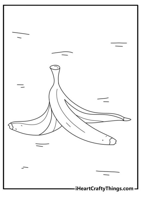 Banana Coloring Pages 40 Free Easy Printable Pdfs
