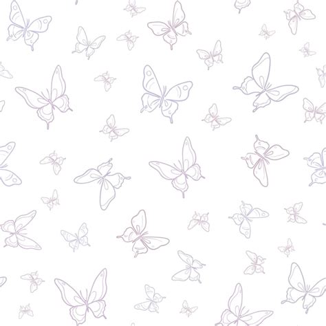 Premium Vector Vector Butterfly Seamless Repeat Pattern Background