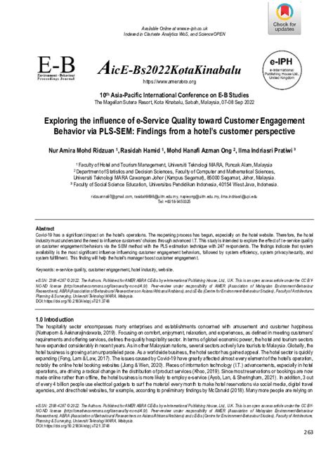 Pdf Exploring The Influence Of E Service Quality Toward Customer Engagement Behavior Via Pls