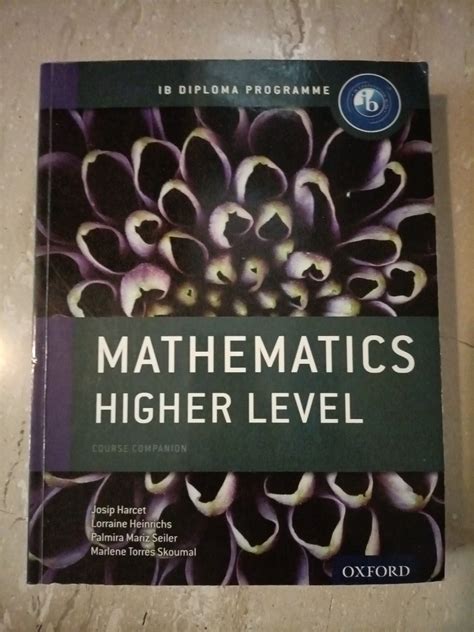 Ib Diploma Mathematics Higher Level Hobbies And Toys Books And Magazines Assessment Books On