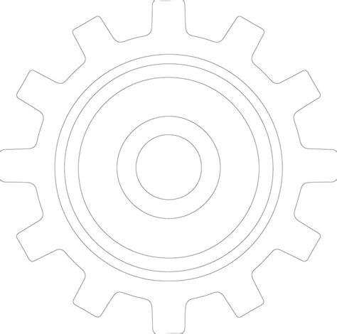 Settings Icon Outline Silhouette 38487773 Vector Art At Vecteezy