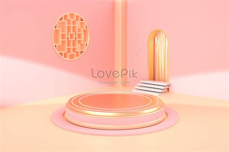 핑크 골드 기하학적 전자 상거래 배경 배경 사진 및 창의적인 일러스트 무료 다운로드 Lovepik
