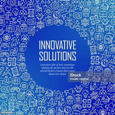 혁신적인 솔루션 비즈니스 및 재무 개념 벡터 패턴 및 추상적 배경 0명에 대한 스톡 벡터 아트 및 기타 이미지 0명 개념 경영자 Istock