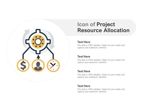 Icon Of Project Resource Allocation Powerpoint Slide Presentation Sample Slide Ppt