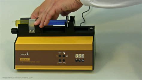 1 SETTING UP THE SYRINGE PUMP LAMBDA