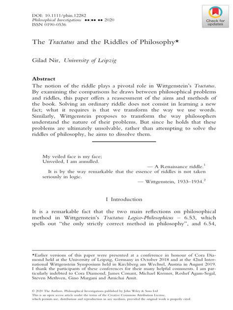 Philosophical Investigations 2020 Pdf Ludwig Wittgenstein Logic