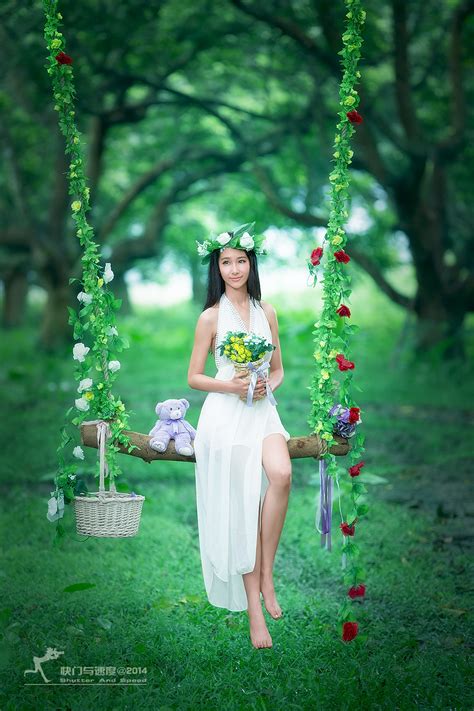 【橄榄树下的花季少女摄影图片】人像摄影快门与速度太平洋电脑网摄影部落