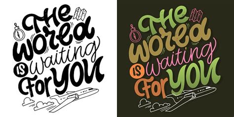 재미있는 손으로 그린 글자 따옴표 인쇄 및 포스터 디자인을 위한 멋진 문구 감동적인 슬로건 인사말 카드 템플릿입니다 티셔츠 디자인 머그잔 프린트 티셔츠 디자인 벡터 T