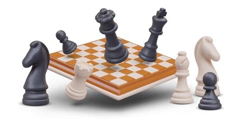 Premium Vector Realistic Color Chessboard White And Black Chess