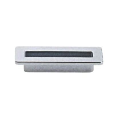 Basin Overflow Cover Rectangular Chrome