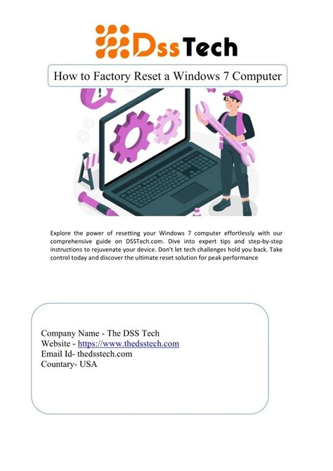 Ppt How To Factory Reset Window Computer Powerpoint Presentation Free Download Id