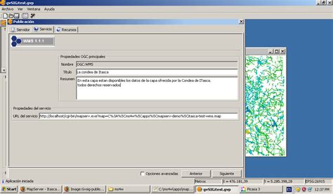 Crear Servicios WMS Y WFS Con MS W Y GvSIG Utilizando Nuestro Propio Juego De Datos OSGeo