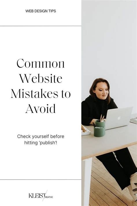 Common Website Mistakes To Avoid Web Design Tips For Beginners Web Design Basics Web Design