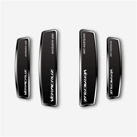 블랙 쉴드 엠블럼 도어가드 베라크루즈 닥쏘오토