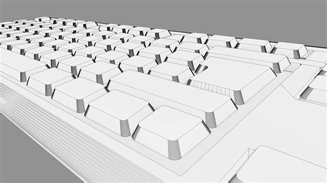 3d Model Keyboard Computer Turbosquid 2082848