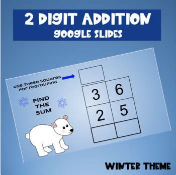 2 Digit Addition Google Slides By Teaching With Miss Brookes TPT