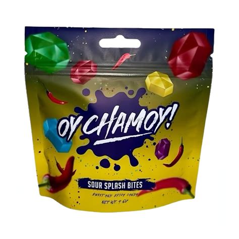 Oy Chamoy Chamoy Covered Sour Splash Bites 4 Oz Carnival Candies And Ice Cream Inc