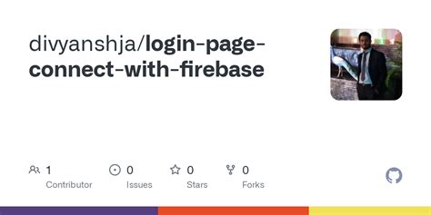 Github Divyanshja Login Page Connect With Firebase