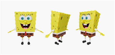 3d Spongebob Turbosquid 2117173