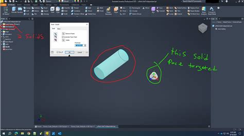 Solved Shell Feature Possible Bug Autodesk Community