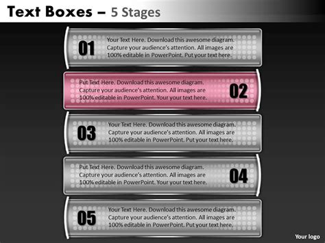 Text Boxes PPT Design PowerPoint Templates Designs PPT Slide Examples Presentation Outline